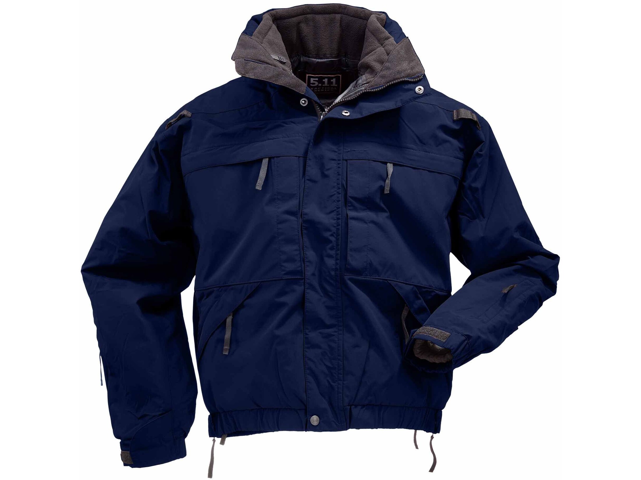 5.11 Men's 5-In-1 Jacket Waterproof Nylon Dark Navy 4XL