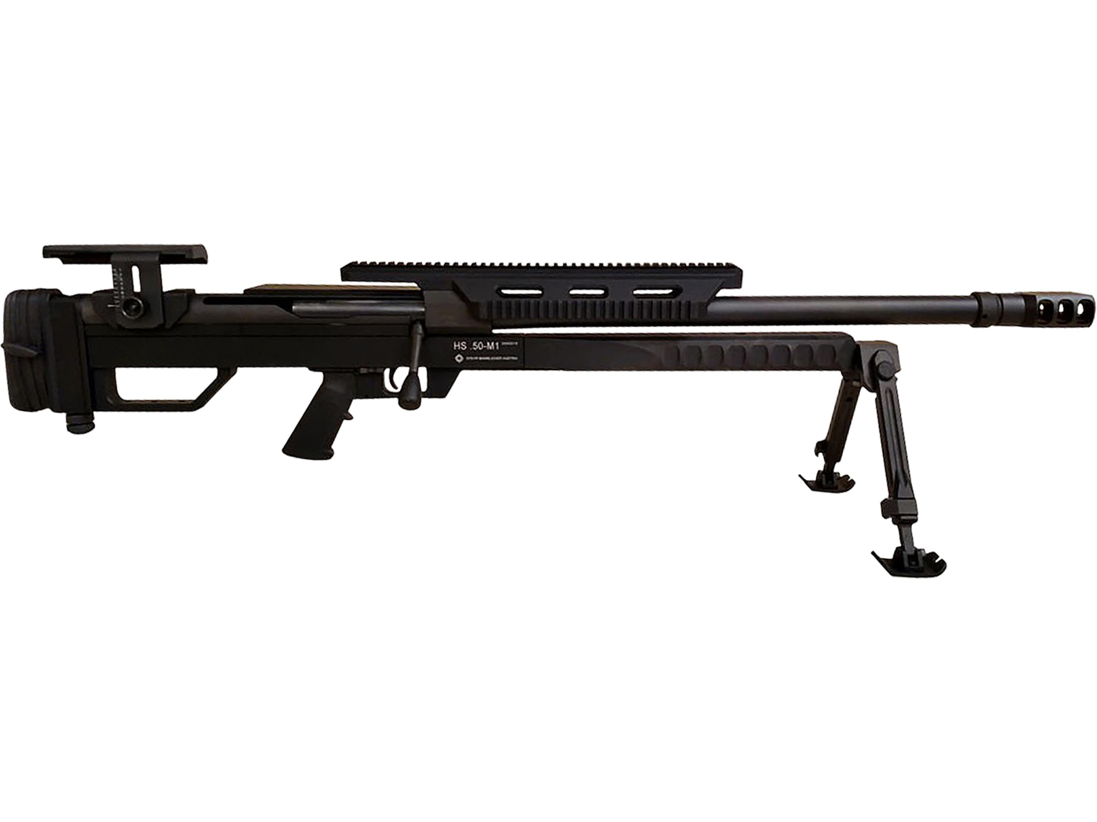 Steyr HS 50-M1 Bolt Action Rifle 50 BMG 24 Black Threaded Barrel Black