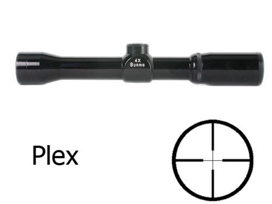 Burris Pistol Scope 4x 26mm Plex Reticle Gloss