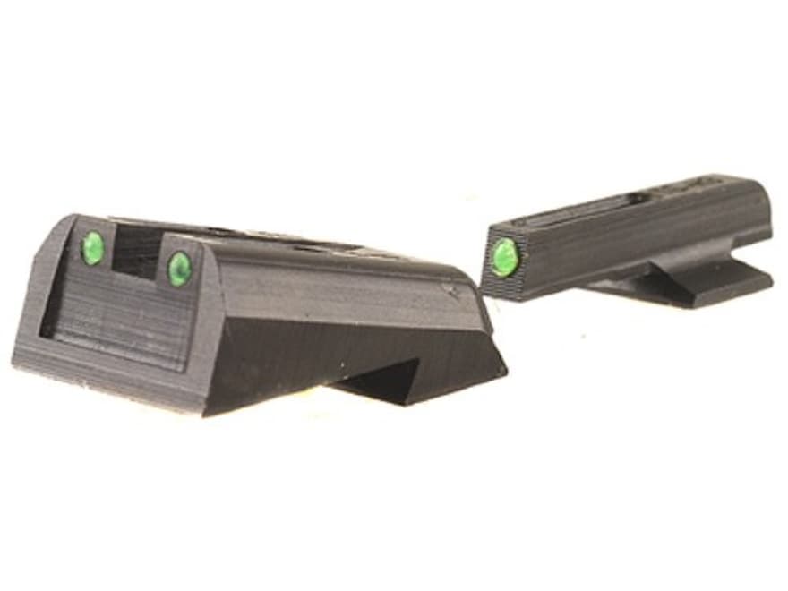 TRUGLO TFO Sight Set 1911 Kimber Front Rear Sight Cuts Steel Tritium