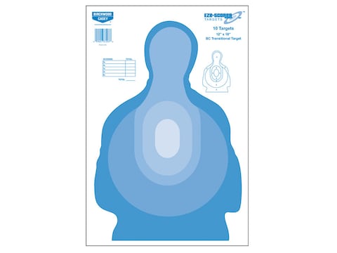 Birchwood Casey Eze-Scorer BC Transtar Blue Targets 12 x 18 Package of