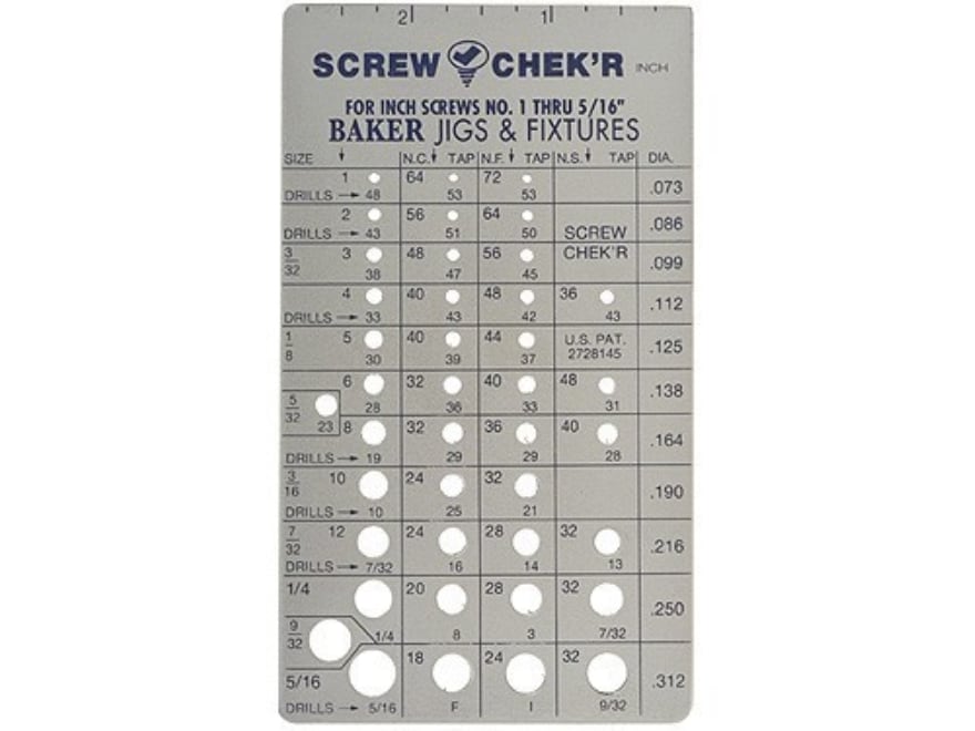 Baker Screw Check'r SAE