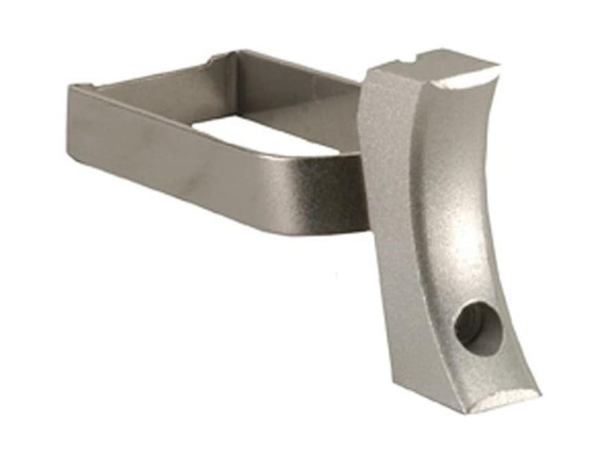 Cylinder & Slide Short Solid 1911 Trigger Aluminum Silver