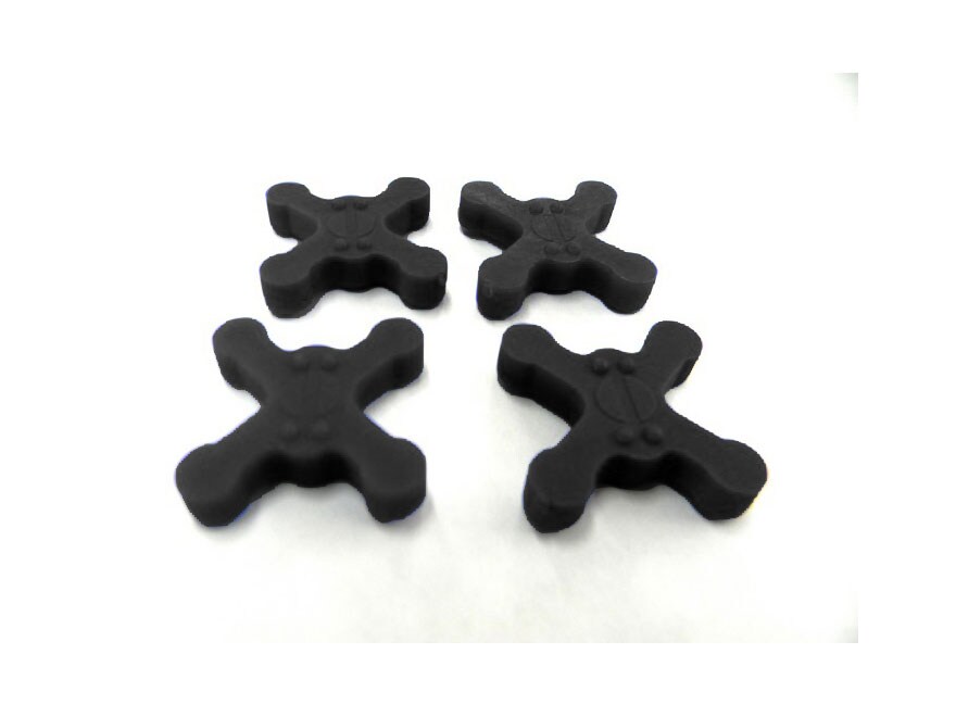 Bowjax SlipJax Bow String Silencer Rubber Black 4PK