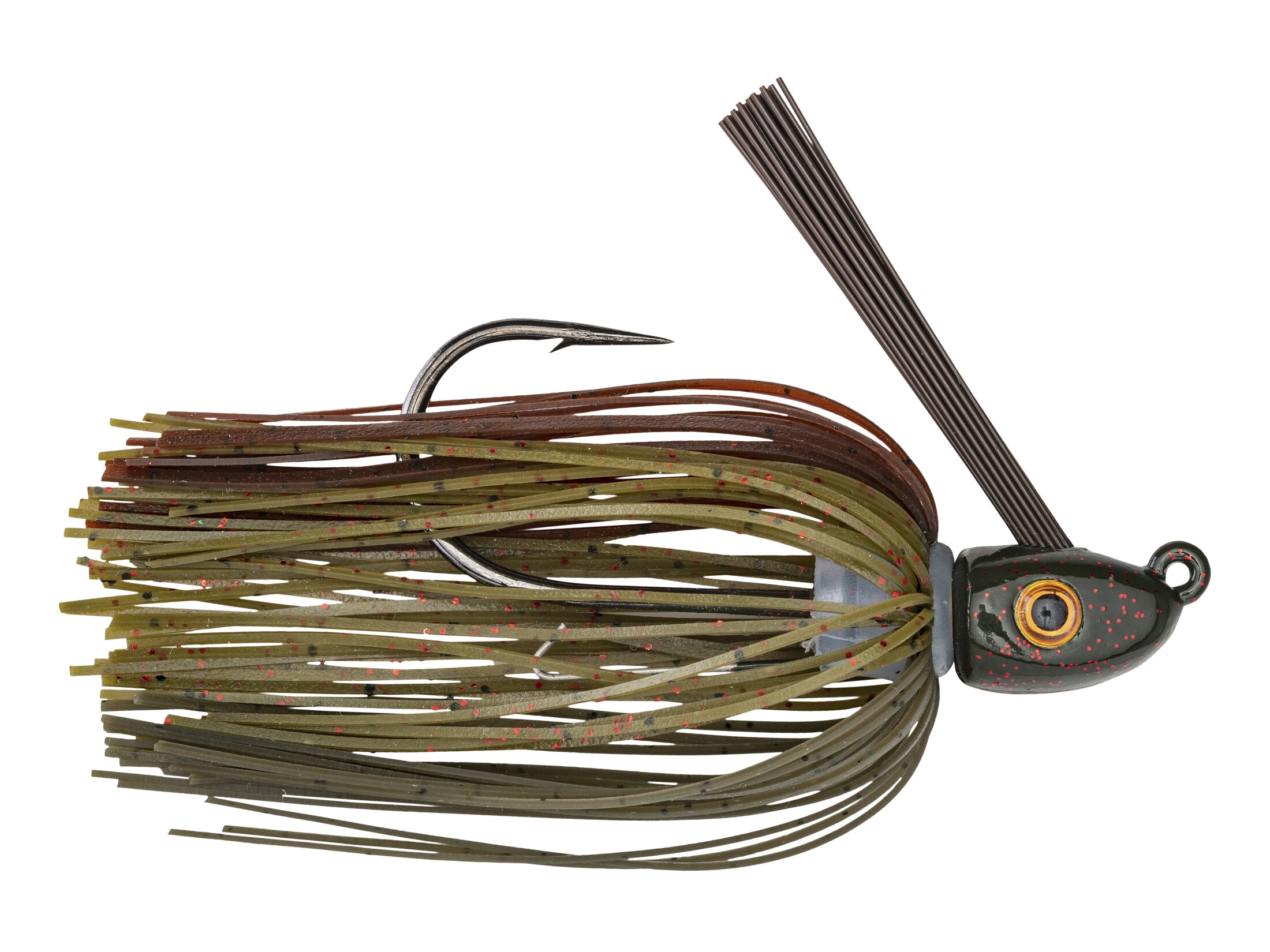 Strike King Hack Attack Heavy Cover Swim Jig Green Pumpkin 1/4oz
