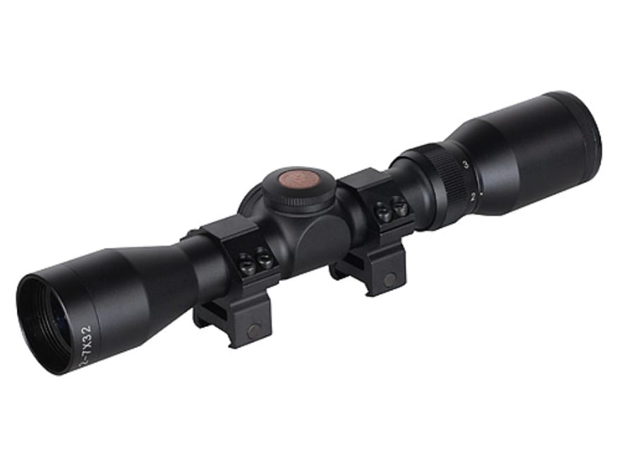 TRUGLO Compact Rifle Scope 2-7x 32mm Duplex Reticle Matte Weaver-Style