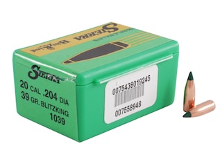 Product Comparison for Sierra BlitzKing Bullets 20 Caliber (204 ...