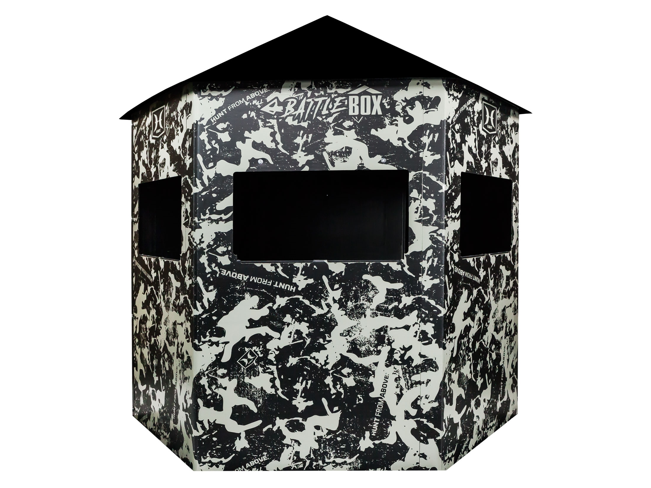 Hawk Battlebox Box Blind Polyethylene Camo