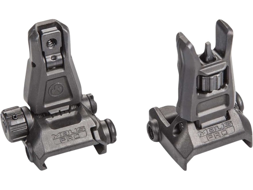 Magpul MBUS Pro Flip-Up Front Rear Sight AR-15 Steel Black