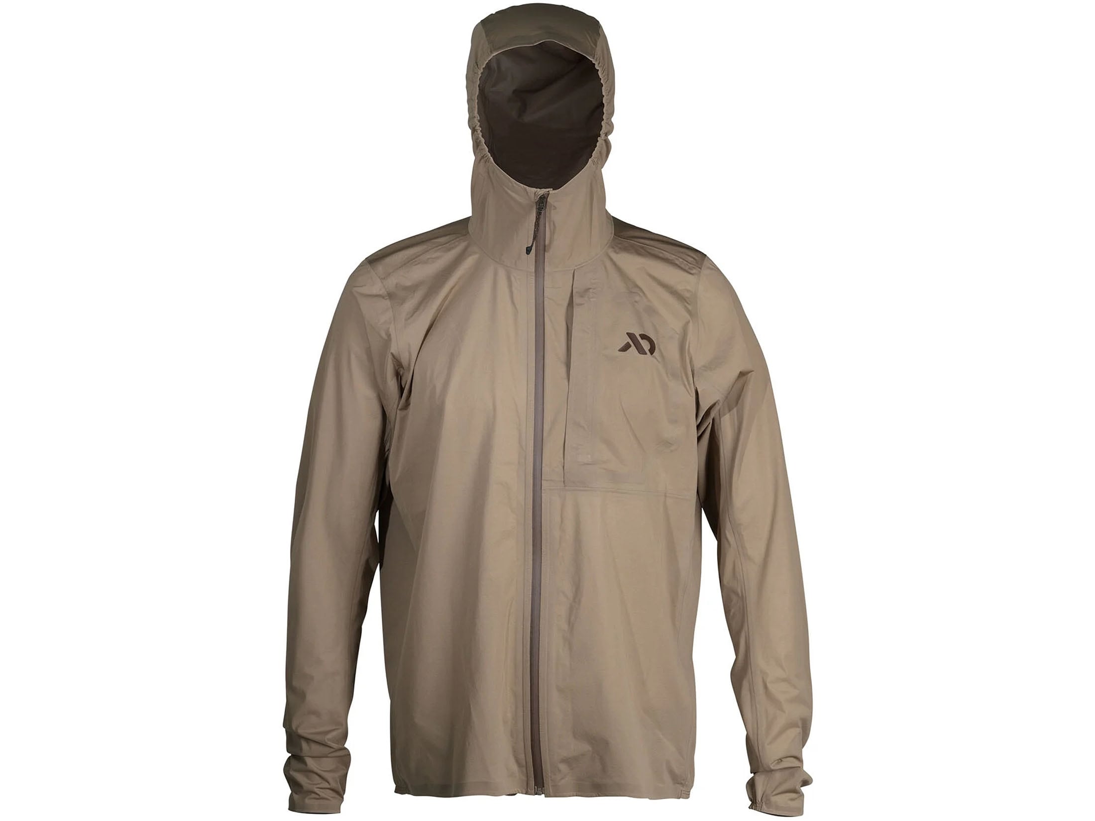 First Lite Men's Flashstorm Rain Jacket Dry Earth Medium