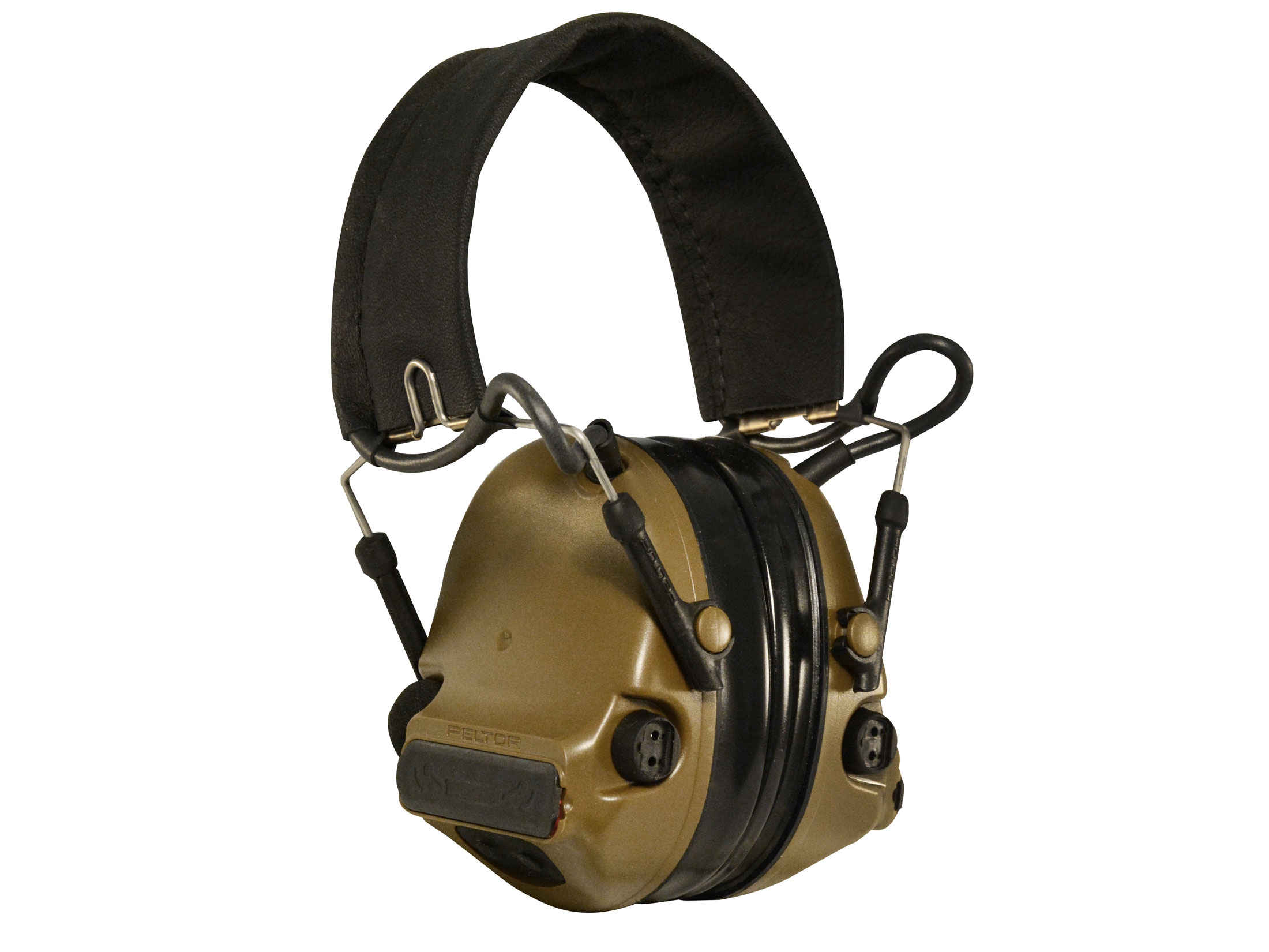 Peltor ComTac III Hearing Defender Electronic Ear Muffs Black