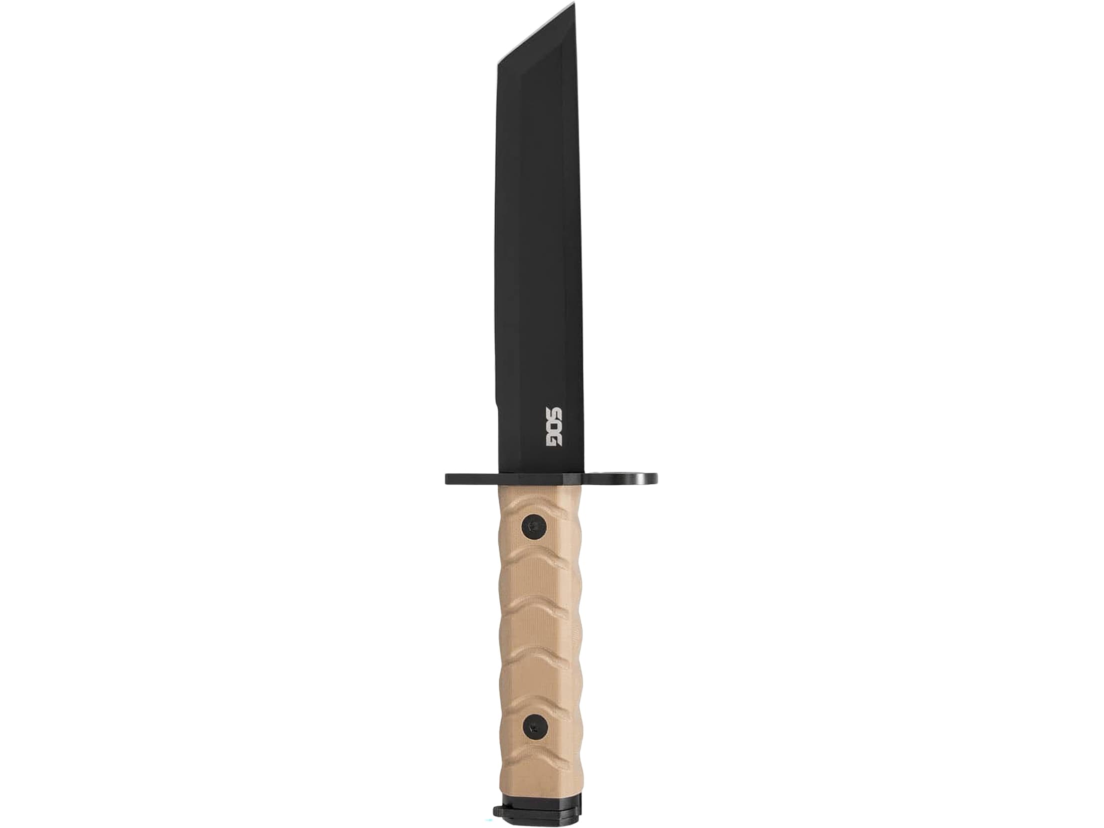 SOG BAR15T Tanto Bayonet Fixed Blade Knife 7.1 Tanto Point AUS-8 Black