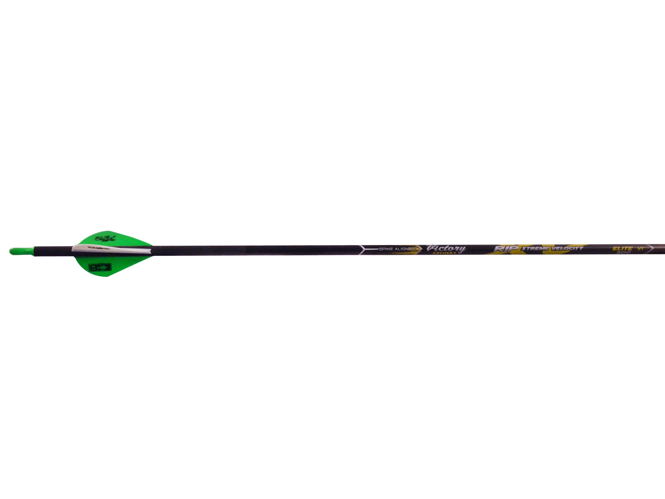 Victory RIP Elite .204 XV Series 300 Carbon Arrow 2 Vanes Black 6PK