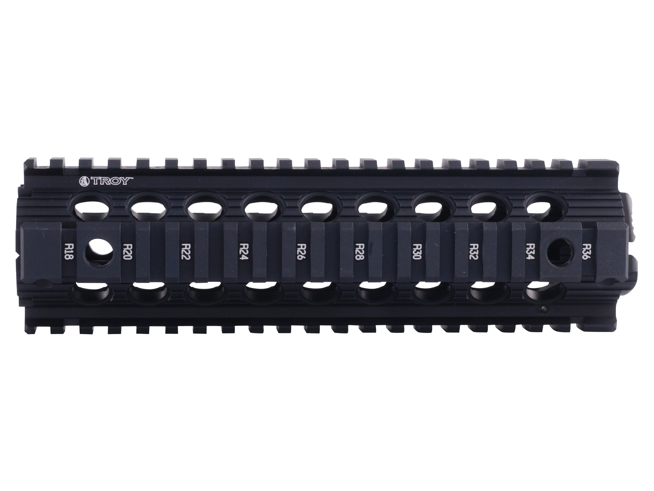 Troy MRF Drop-In Battle Rail AR-15 Quad Rail Handguard 9 Black