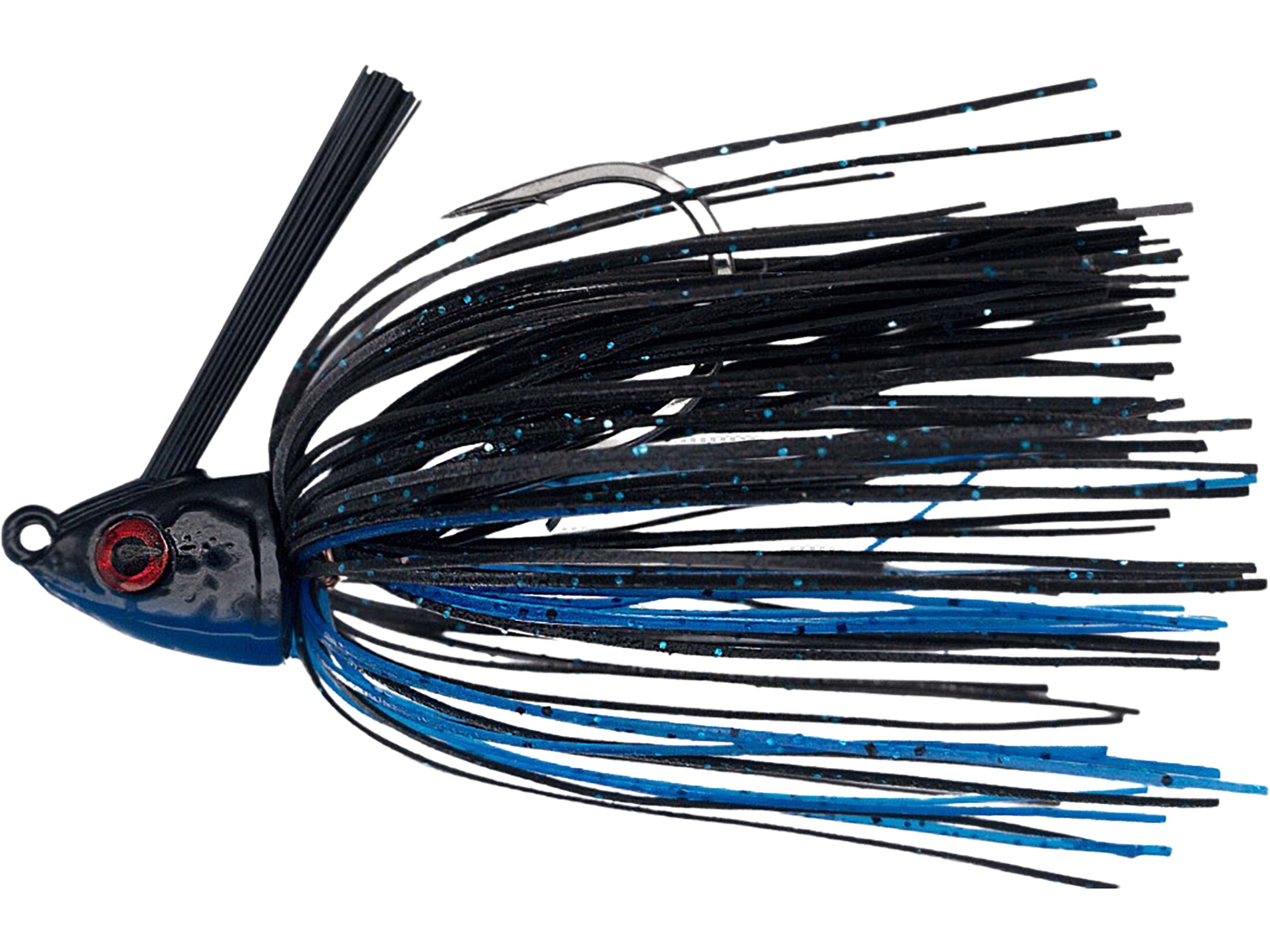 Big Bite Baits Real Deal Deflection Jig Black/Blue 1/2oz