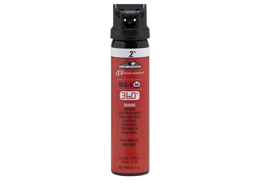 Defense Technology First Defense 360° Pepper Spray 3oz Aerosol MK-4