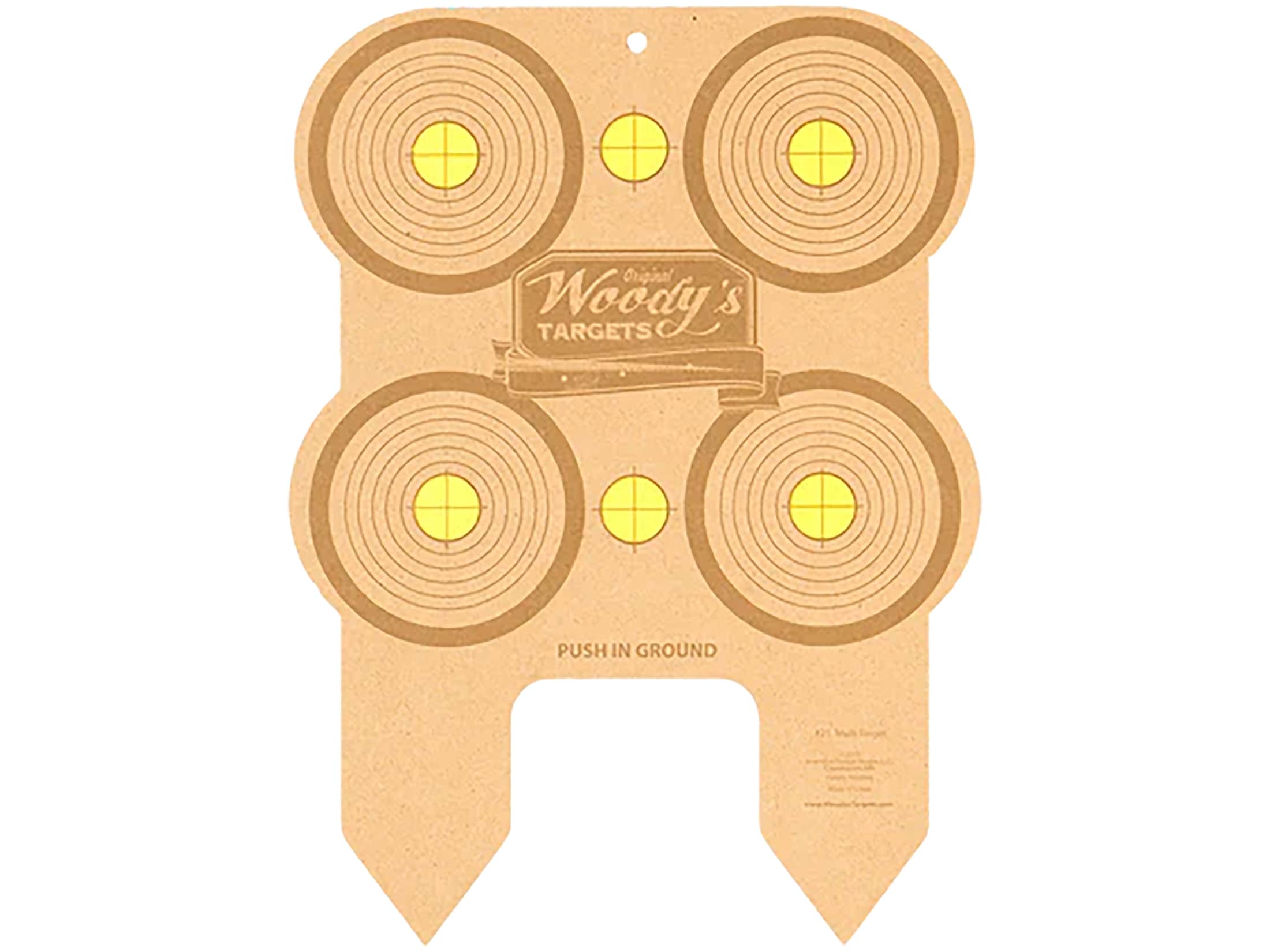 Woody's Targets Multi Target Wood Target 2PK