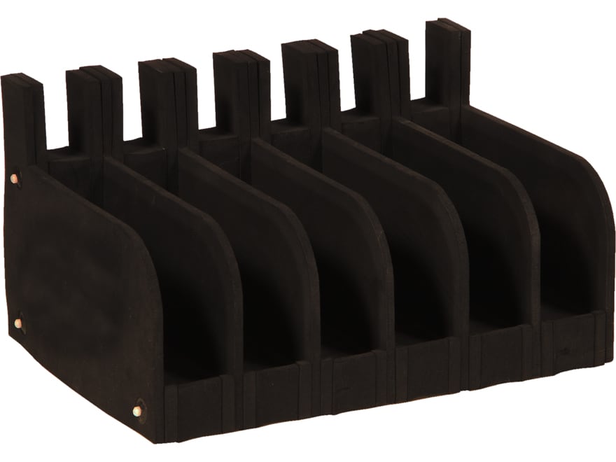 HySkore 6 Gun Modular Pistol Rack Closed Cell High Density Foam Black