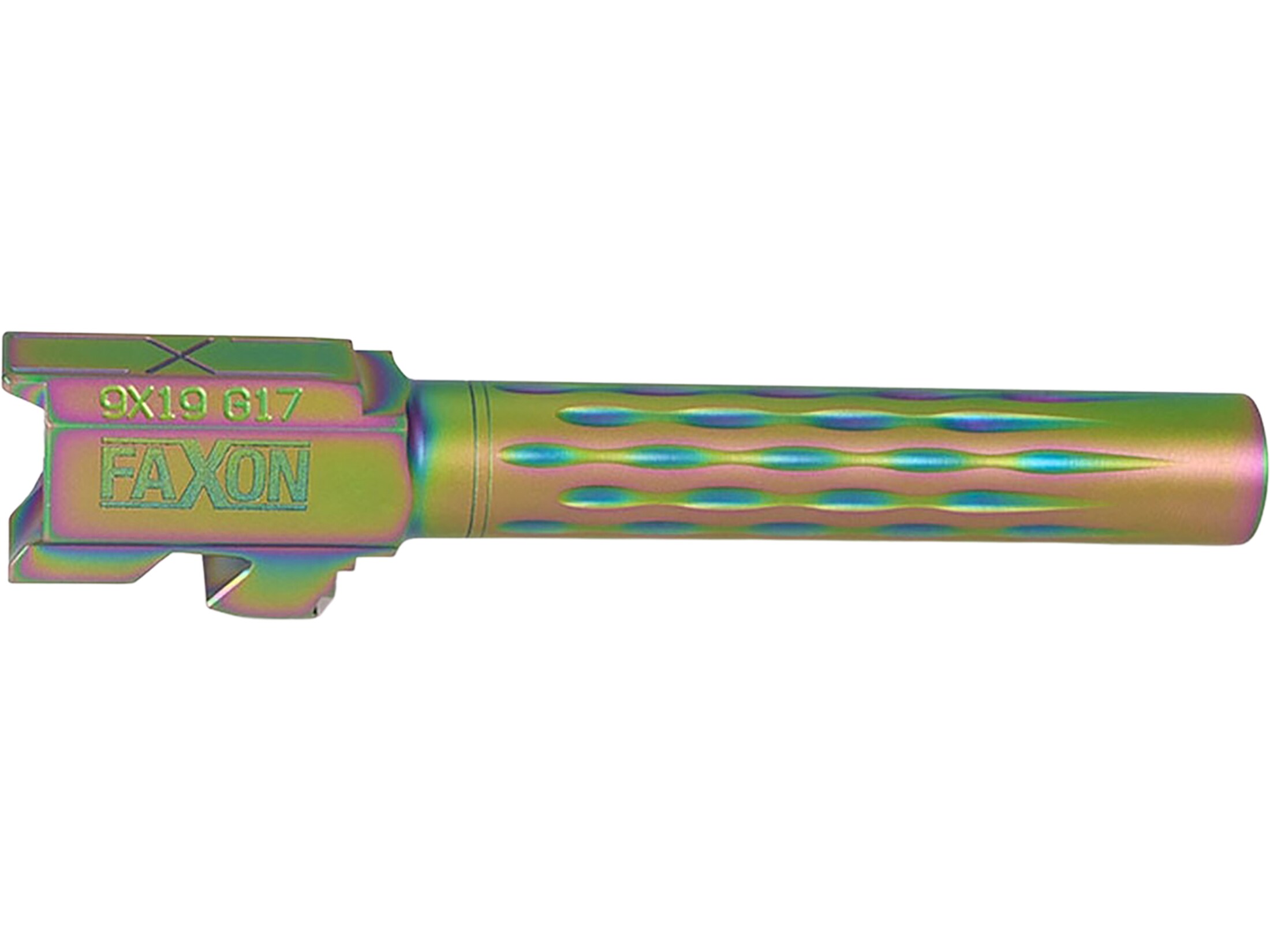 Faxon Match Series Barrel Glock 17 Gen 1-4 9mm Luger 1 10 Twist Flame