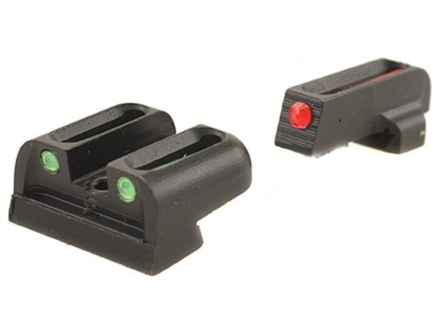 TRUGLO Fiber Optic Sight Set Sig Sauer #8 Front #8 Rear Steel Fiber