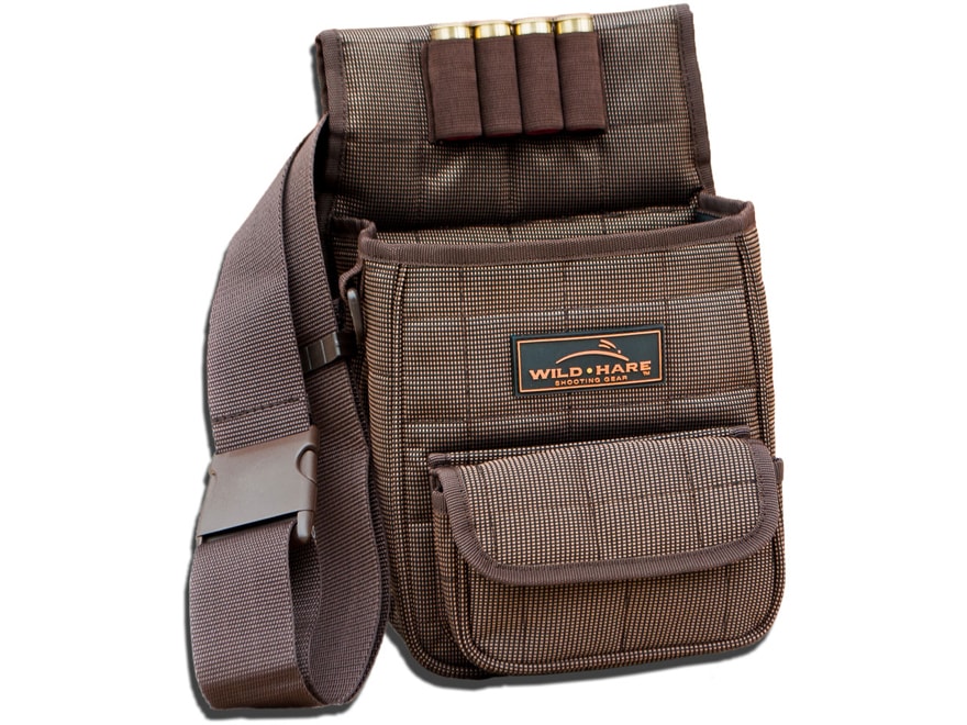 Wild Hare Premium Divided Shell Pouch Belt Nylon Hedgetweed Brown