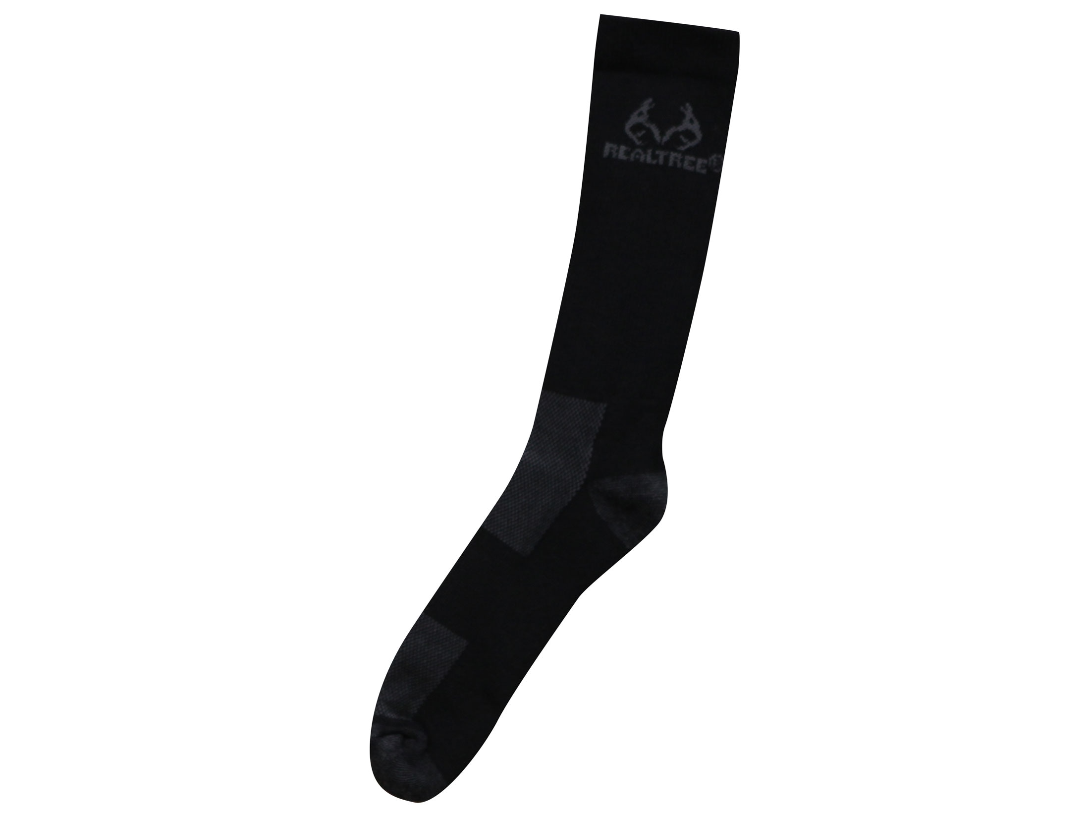 Realtree Men's Ultra-Dri Lightweight Boot Socks Synthetic Blend Brown