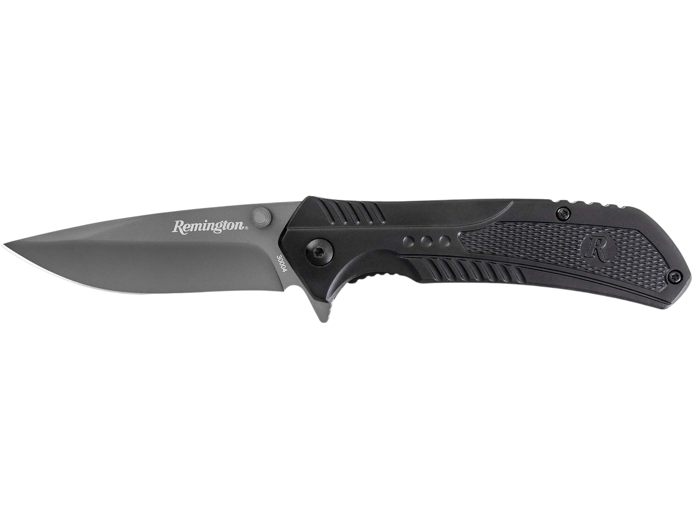 Remington Tactical Folding Knife 3.25 Drop Point 420-J2 Gray Blade