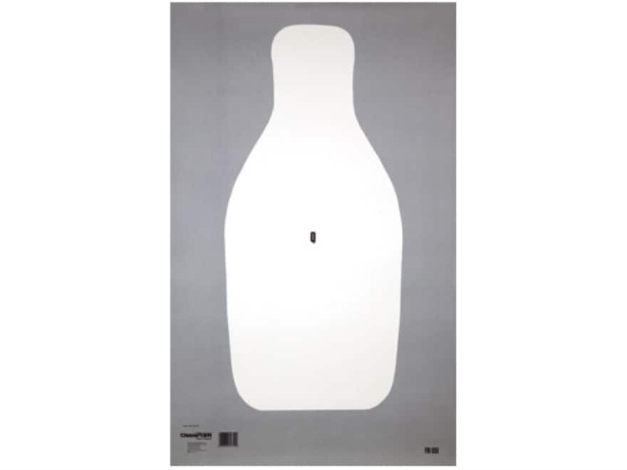 Champion LE FBI Q Targets 20 x 32 Paper 100PK