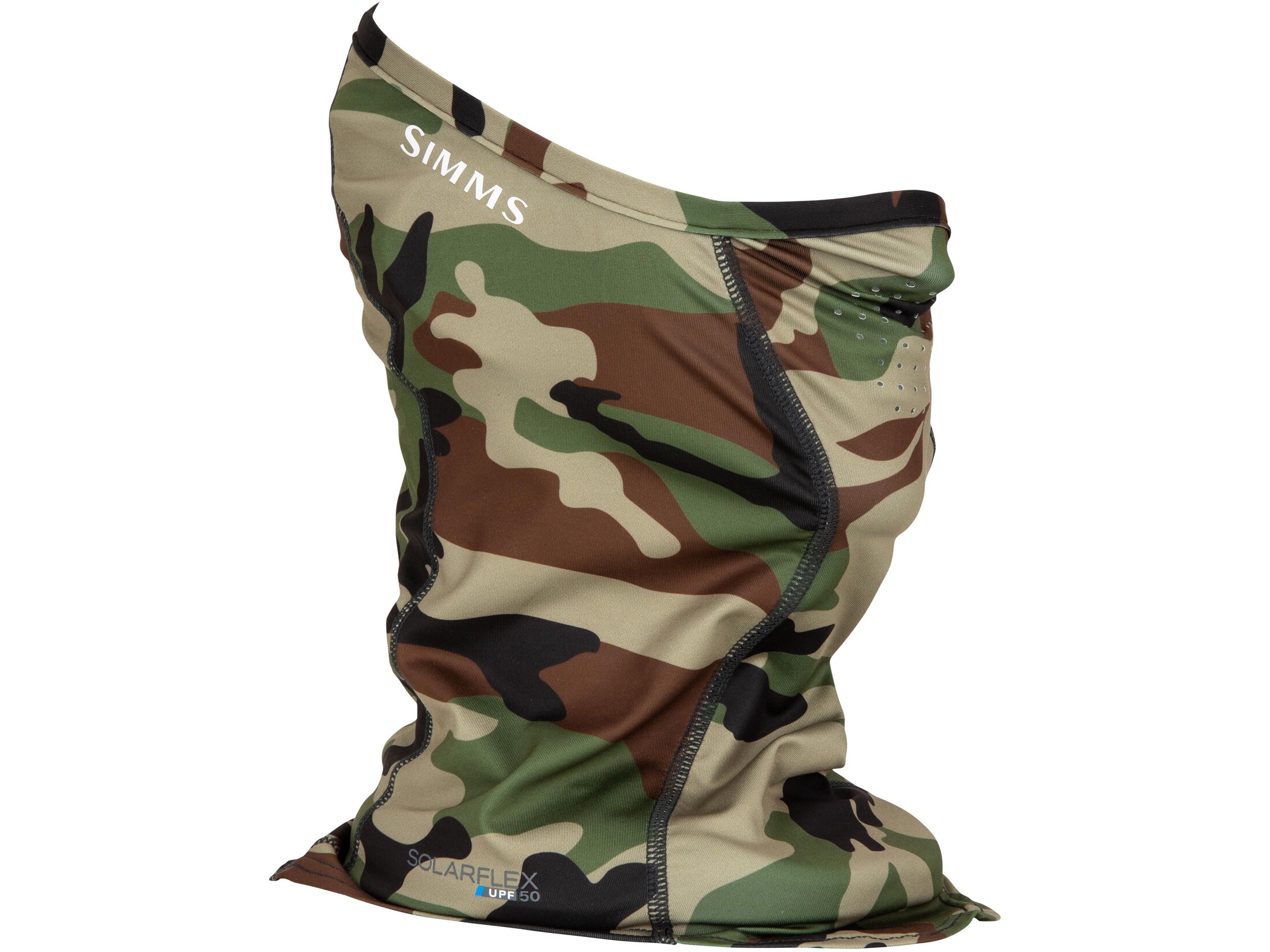 Simms Men's BugStopper Neck Gaiter Woodland Camo One Size Fits Most