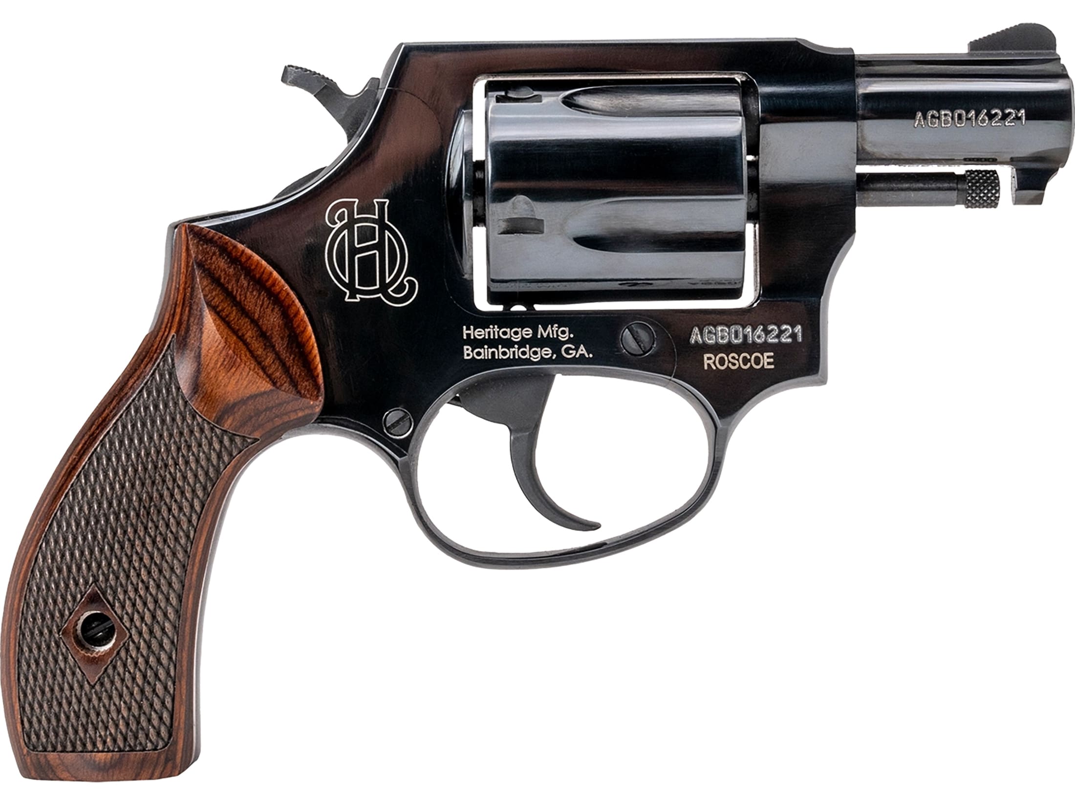 Heritage Manufacturing Inc. Roscoe 38 Special +P Revolver 3 Blued