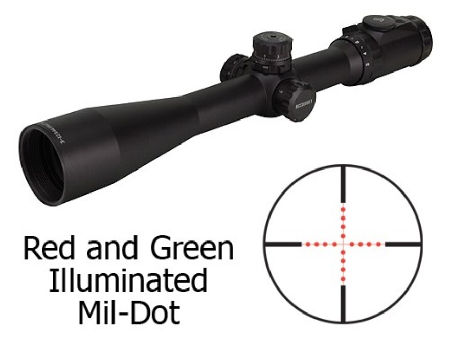 Leapers UTG AccuShot SWAT Rifle Scope 30mm Tube 3-12x 44mm Side Focus