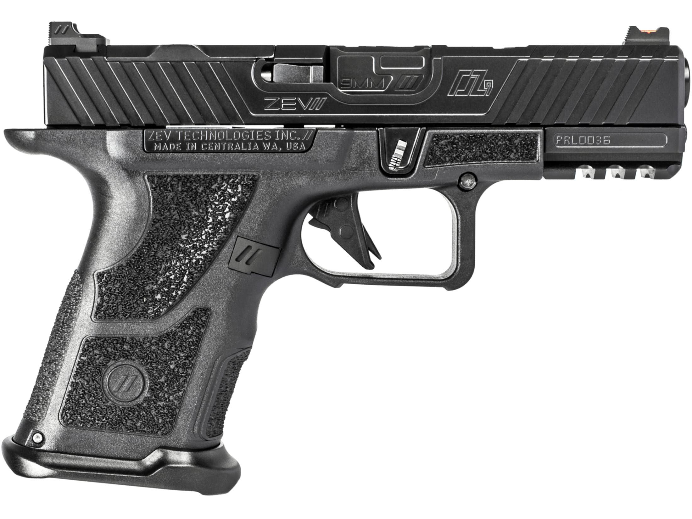 ZEV Technologies OZ-9 9mm Luger Pistol 4 Barrel 15+1 Round Black