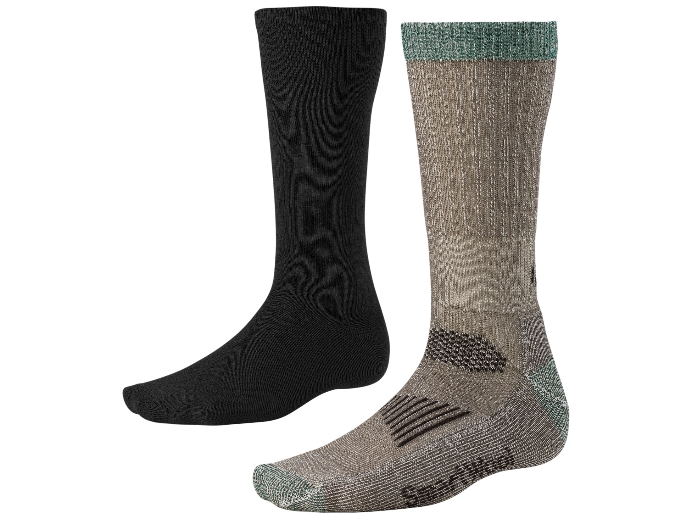 Smartwool Ultimate Hunt System Light Crew Sock Combo Wool Blend Taupe