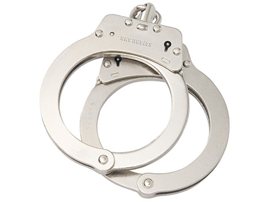 Safariland 8112 Oversized Chain Handcuffs Steel Nickel Finish