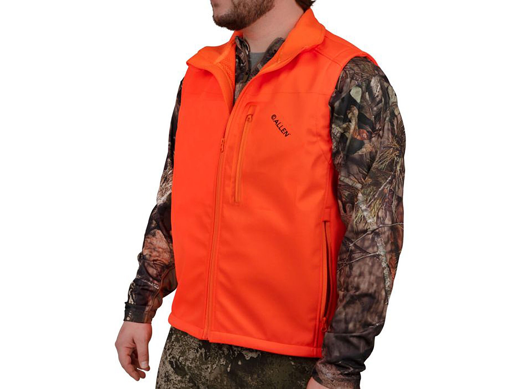 Allen Blaze Orange Softshell Hunting Vest Medium