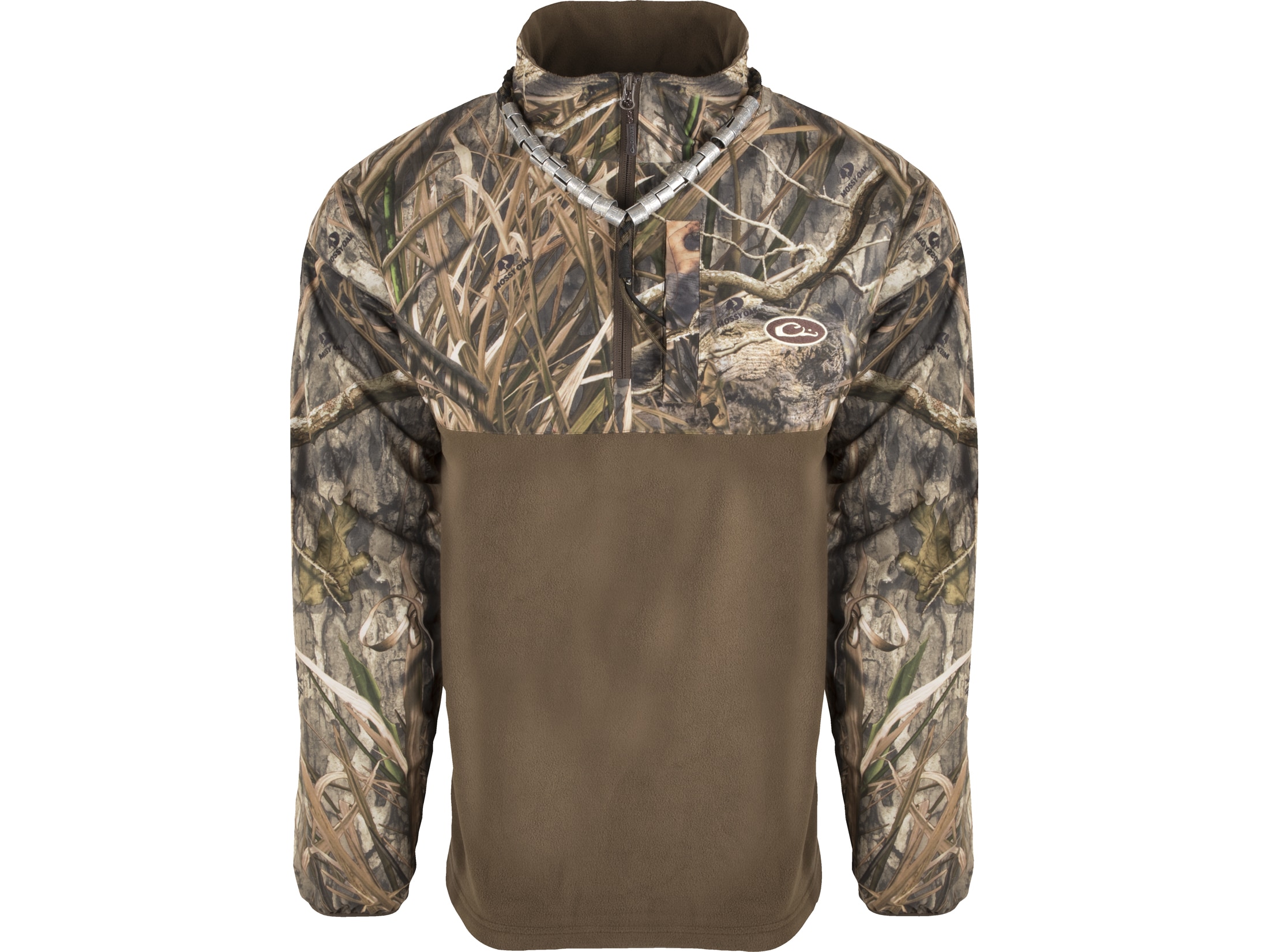 Drake Men's Quarter Zip Refuge Eqwader Jacket Mossy Oak Shadow Grass