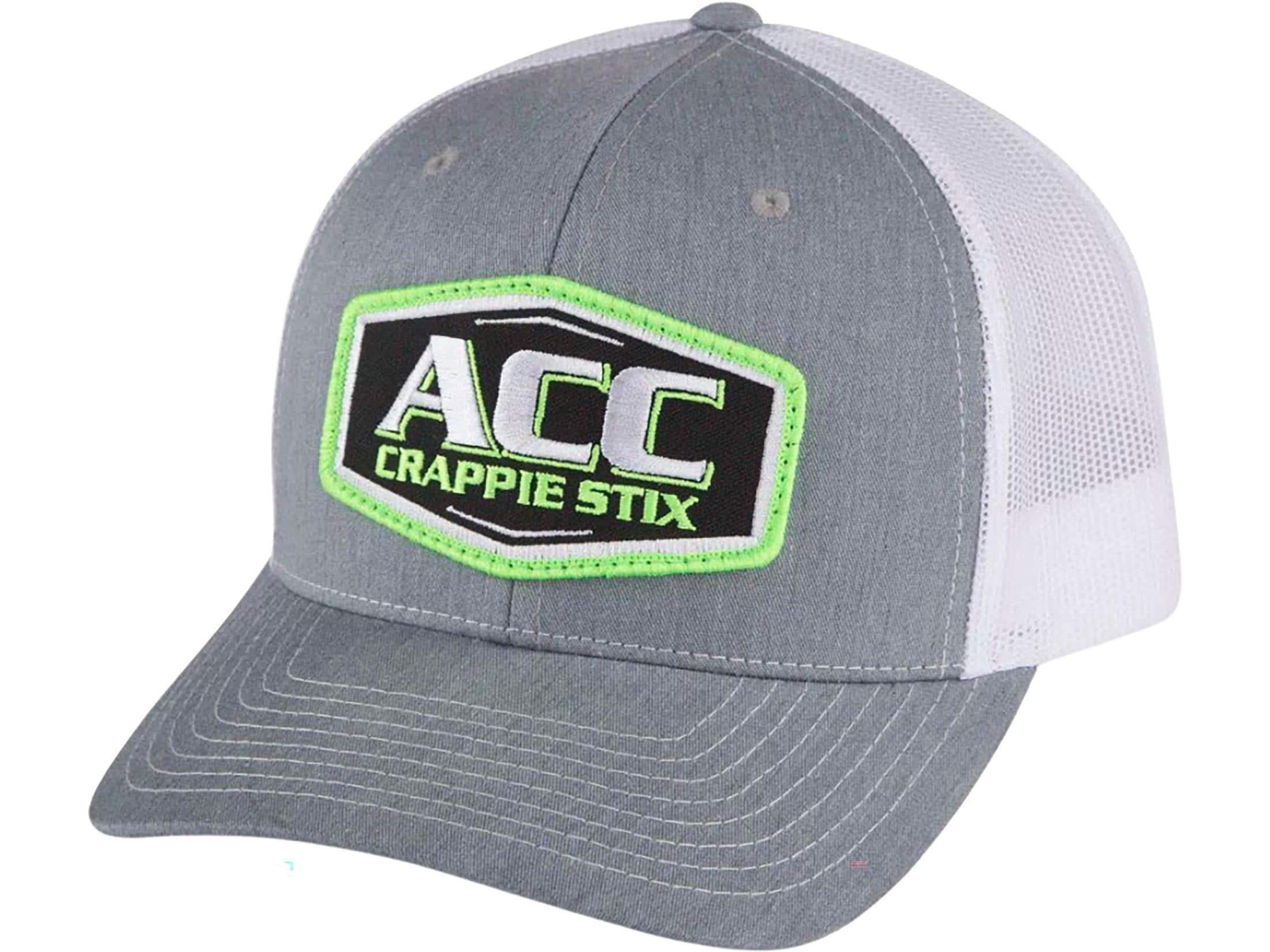 ACC Crappie Stix Logo Patch Hat Gray