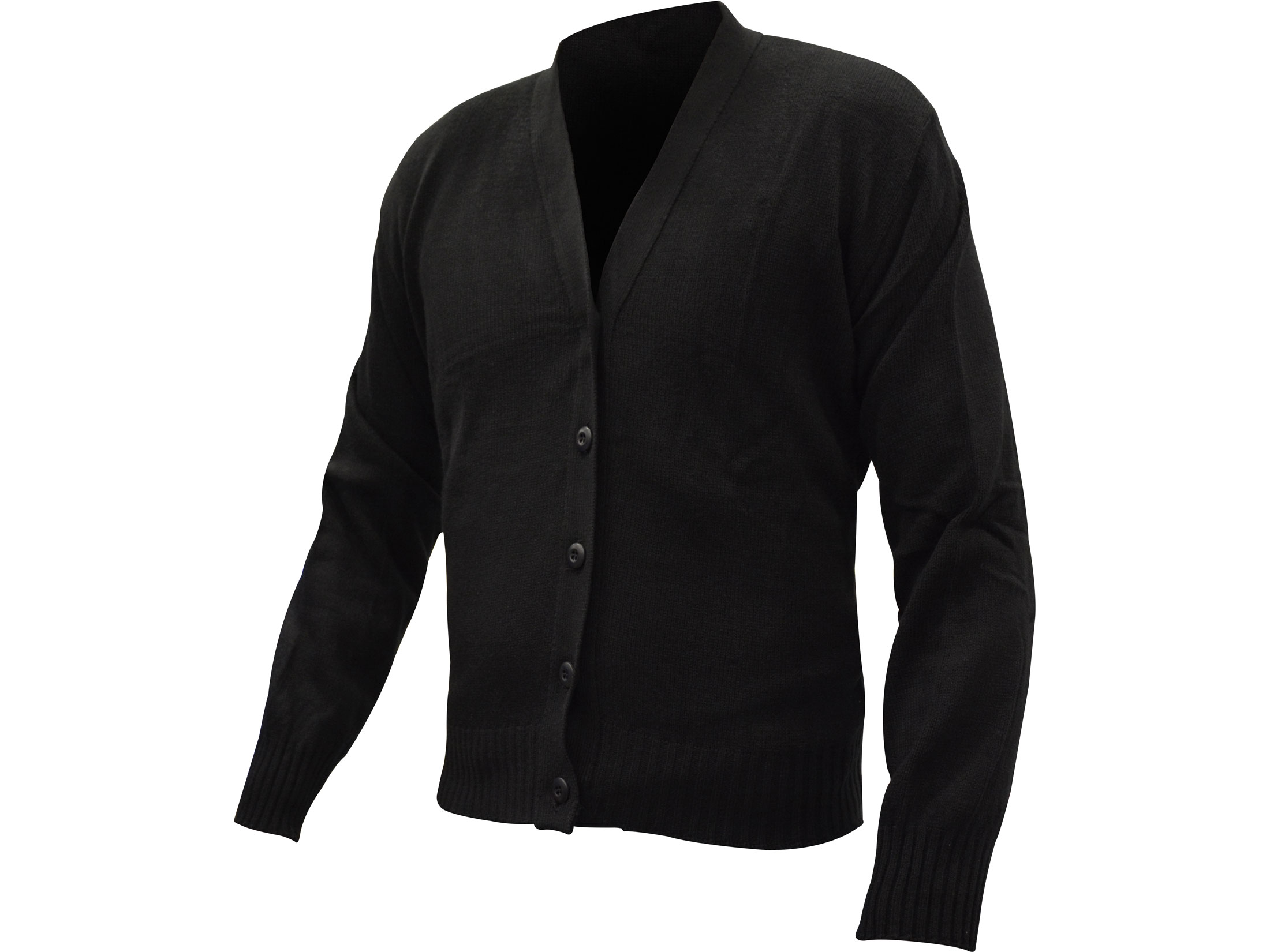 Military Surplus Navy Cardigan Grade 1 Black Women's XL