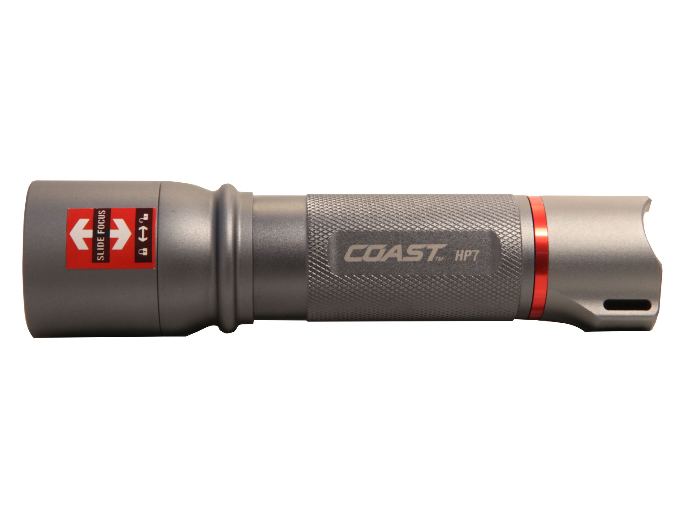 Coast HP7 Flashlight LED 4 AAA Batteries Aluminum Titanium