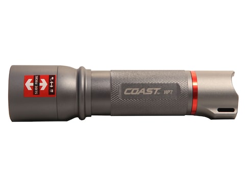 Coast HP7 Flashlight LED 4 AAA Batteries Aluminum Titanium