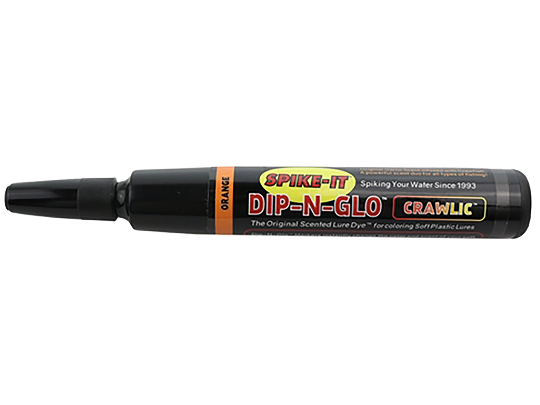 Spike-It Dip-N-Glo Crawlic Scented Lure Dye Marker Orange 2PK