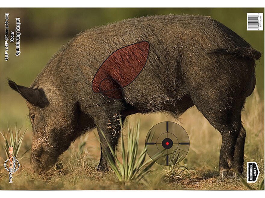 Birchwood Casey PREGAME Boar Reactive Target 16.5x24 3PK