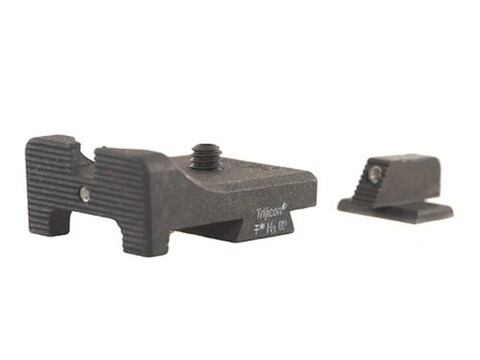 Heinie Straight Eight Night Sight Set Browning Hi-Power Steel Blue