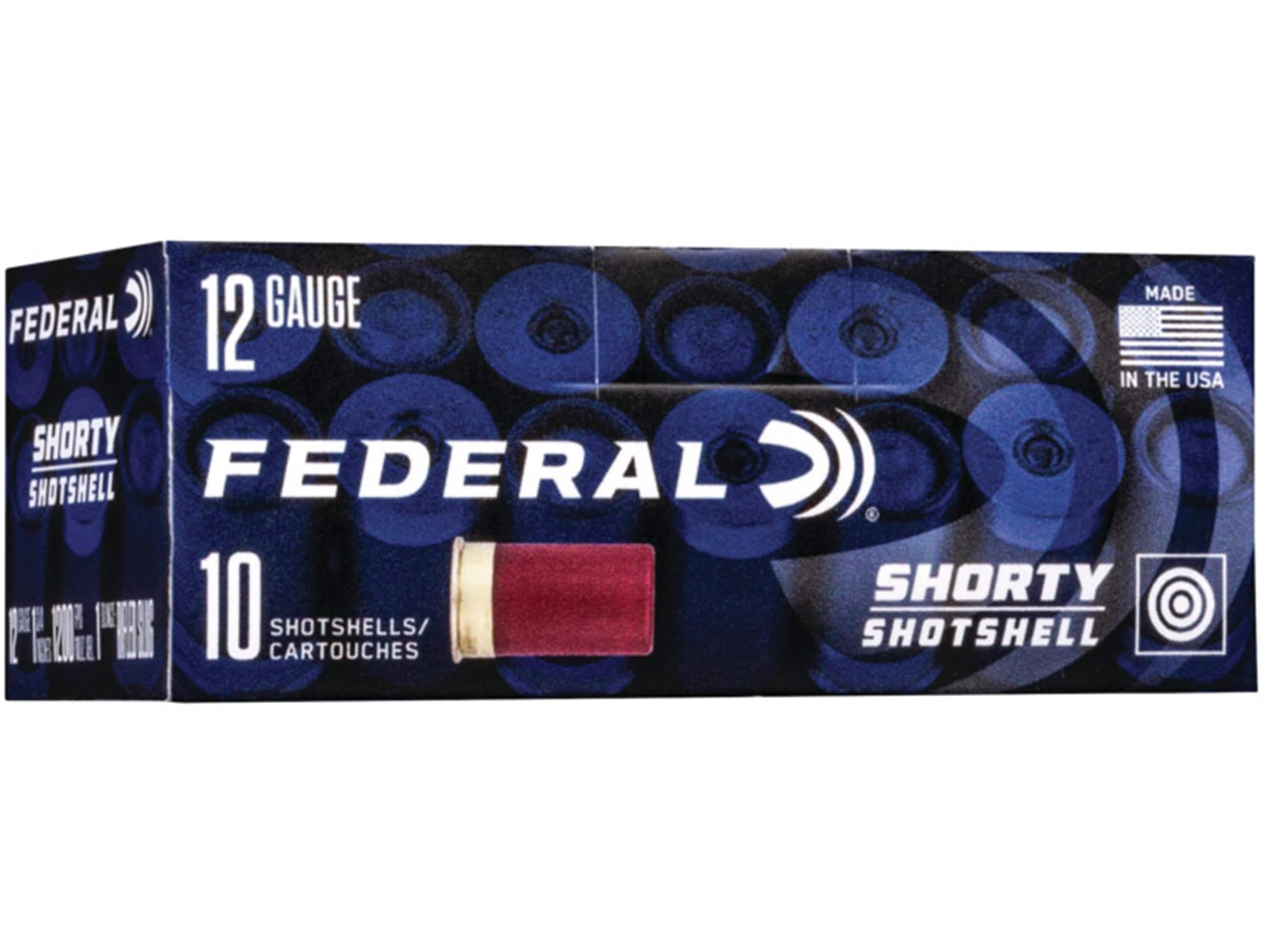 Federal Shorty Shotshell 12 Ga Rifled Slug 1-3/4 1oz Box of 10