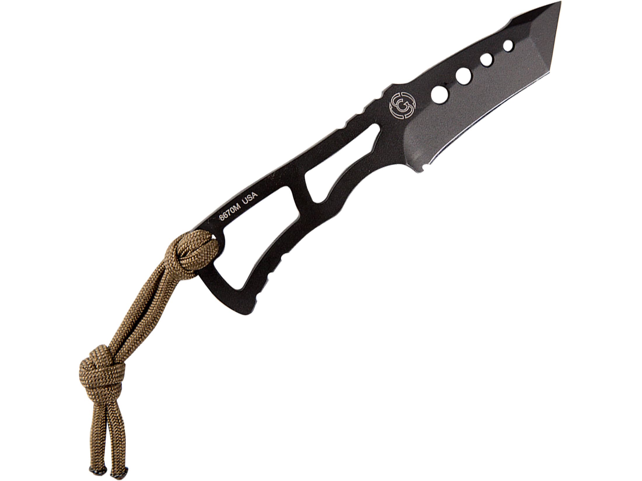 Southern Grind Rat Fixed Blade Tactical Knife 2.25 Modified Tanto