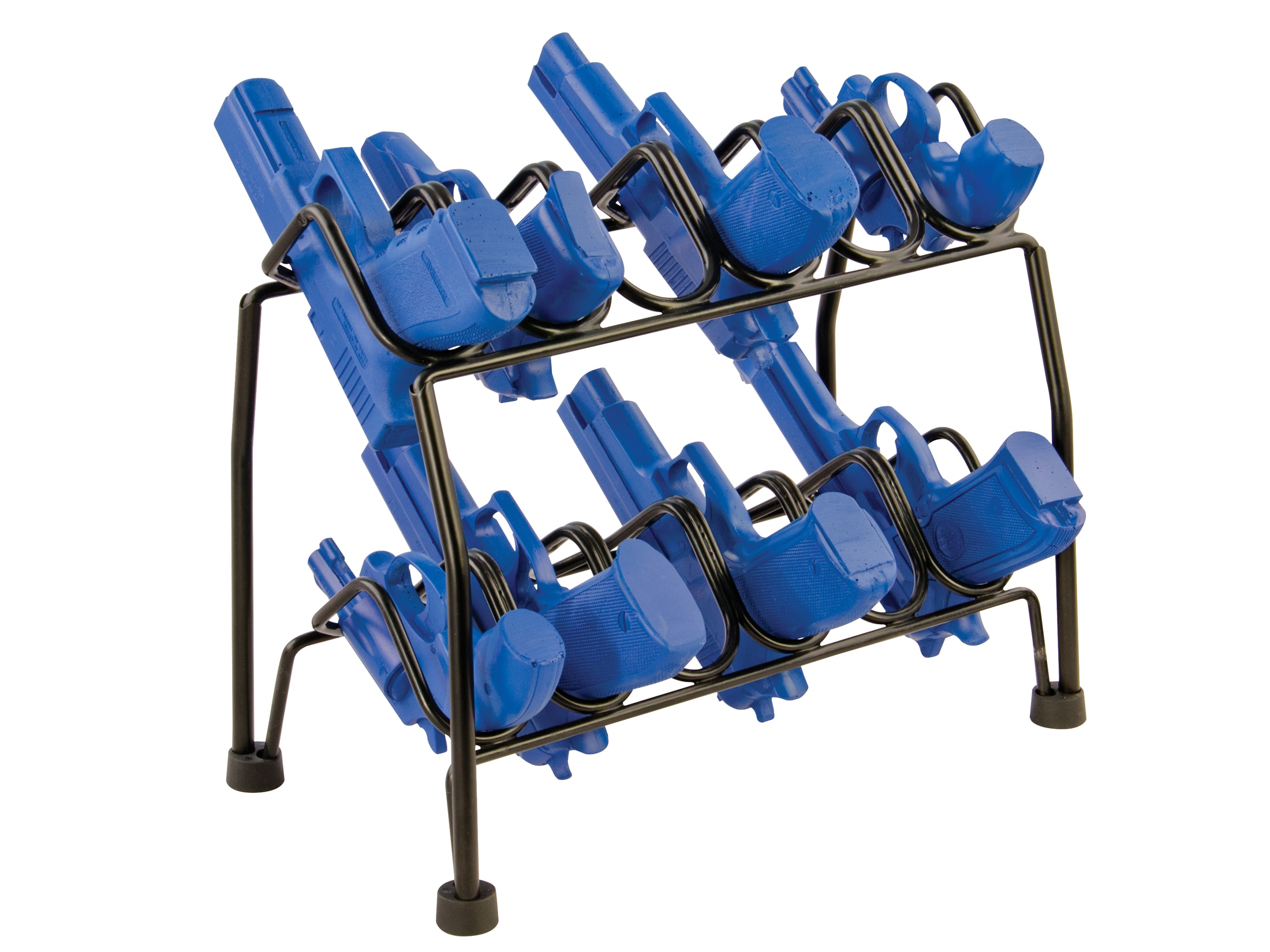 LOCKDOWN Pistol Rack 12-Gun (6-Gun Stackable) Vinyl Coated Steel