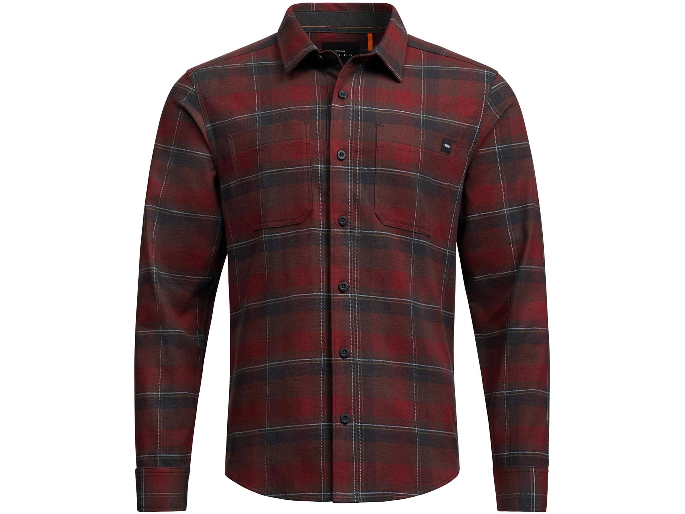 Sitka Gear Men's Ashland Flannel Shirt Oak Green Fall Plaid 2XL