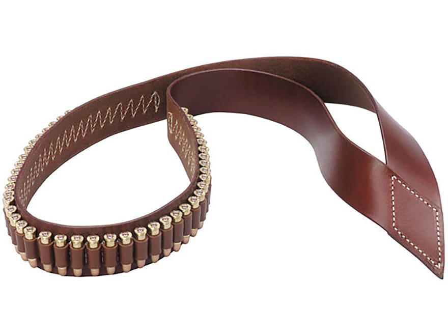 Triple K 918 38/357 Cal Bandolier Leather Walnut Oil
