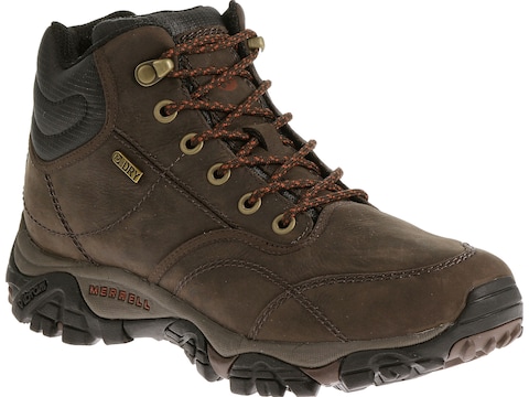 Merrell Moab Rover Mid 5 Waterproof Hiking Boots Leather Espresso
