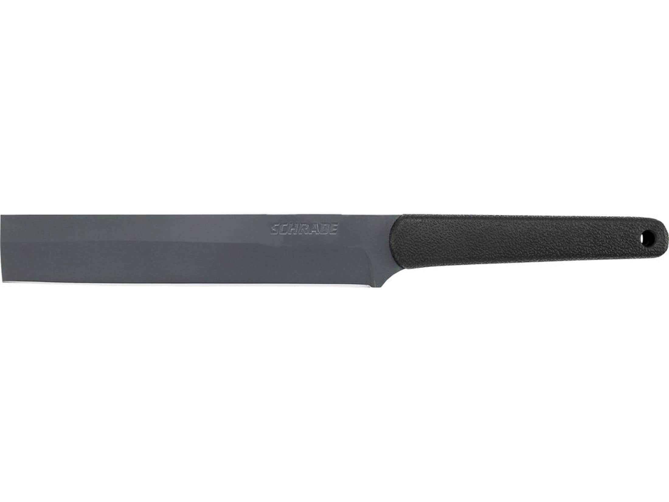 Schrade Froe Machete 8.5 1070 High Carbon Steel Blade TPE Handle Black